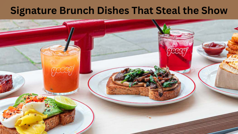 Gooey Bakery + Café Menu: Manchester’s Brunch Guide